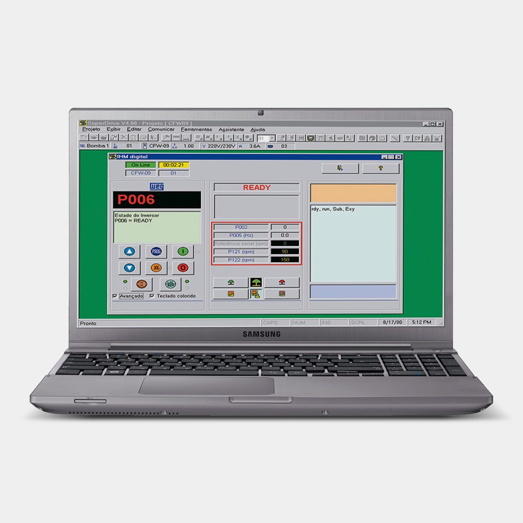 SuperDrive – Software de Parametrização de Drives WEG – Waldesa